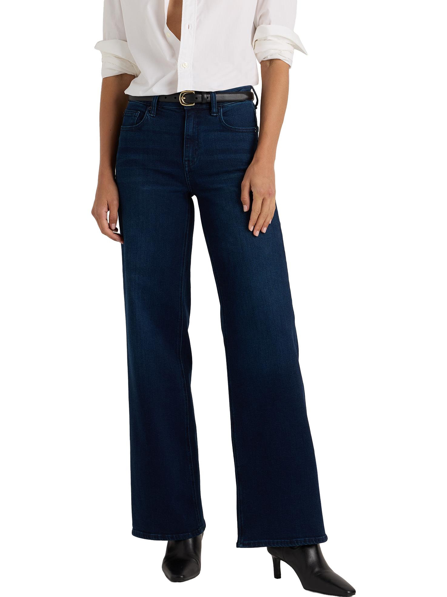 QUINCE Bella Stretch Wide Leg Jeans